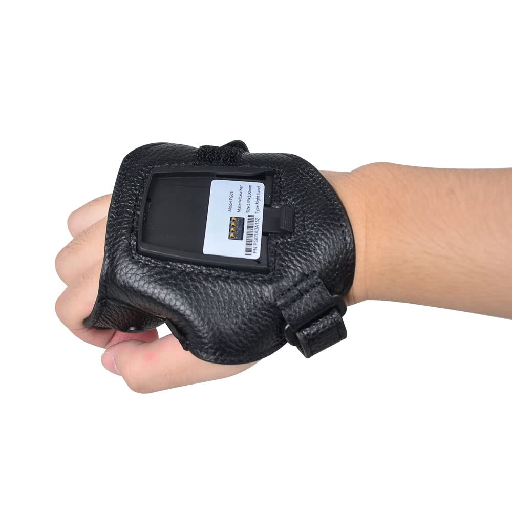 Posunitech Finger Trigger Glove Right Hand for 1D/2D Imager Mini Pocket Barcode Scanner Warehouse Pickup, Wearable Wrist Straps Hands-Free Wireless Storage Reader