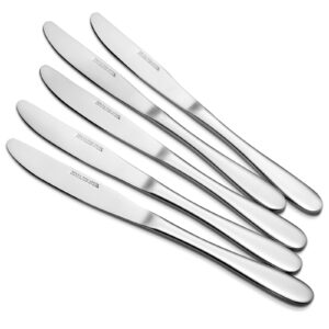 aebeky 8-piece stainless steel table knives,dinner knives set,9.1-inch (8-piece)