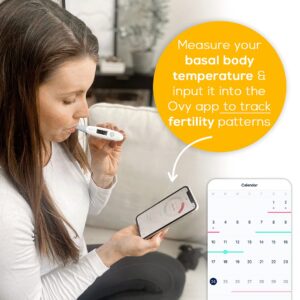 Beurer Digital Basal Thermometer, Oral Thermometer with Memory Function, Measures Basal Body Temperature, Accurate Digital Thermometer for Fever and Natural Family Planning, OT20