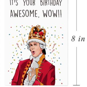 Hamilton Birthday Card,Musical Birthday Card,King George III Birthday Cards