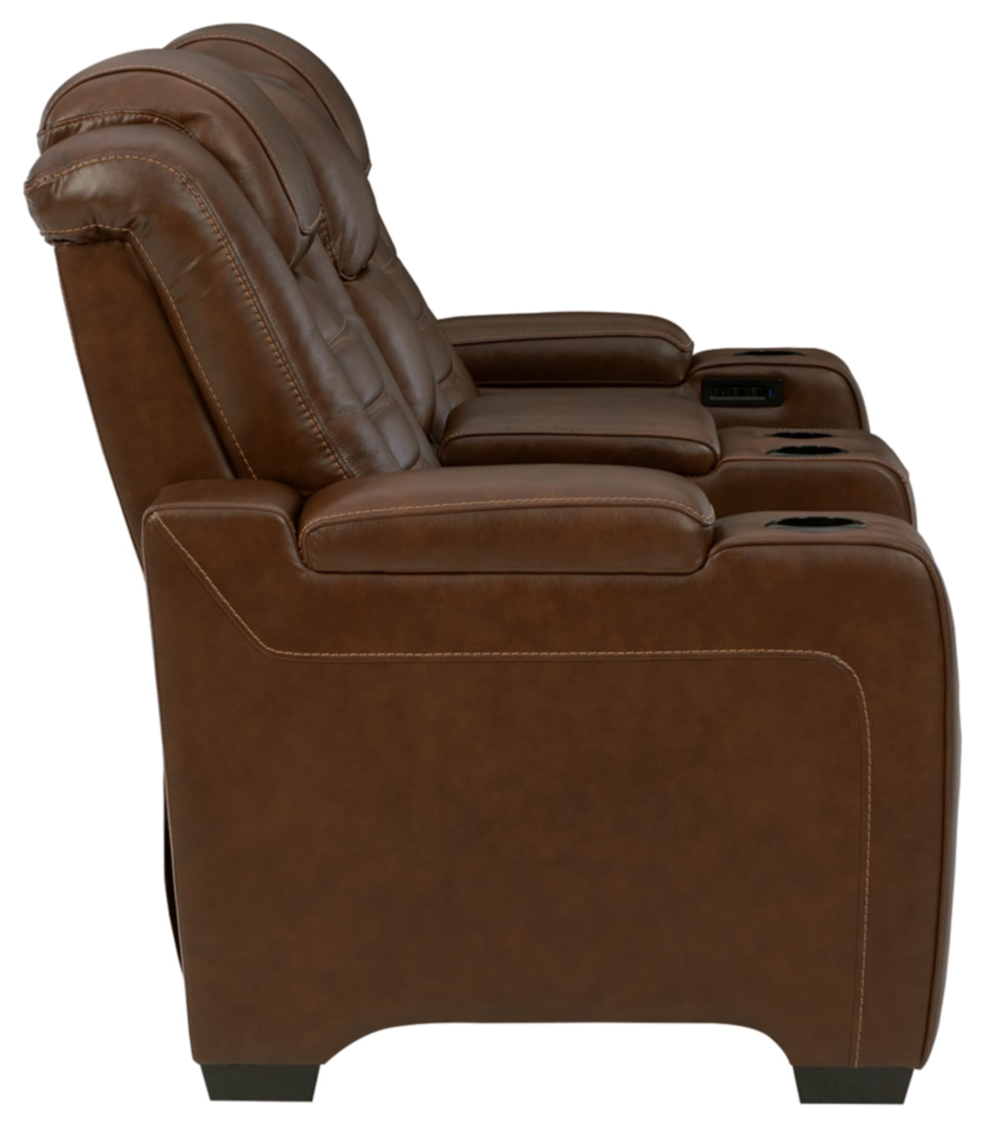 Signature Design by Ashley Backtrack Love Seats, Brown