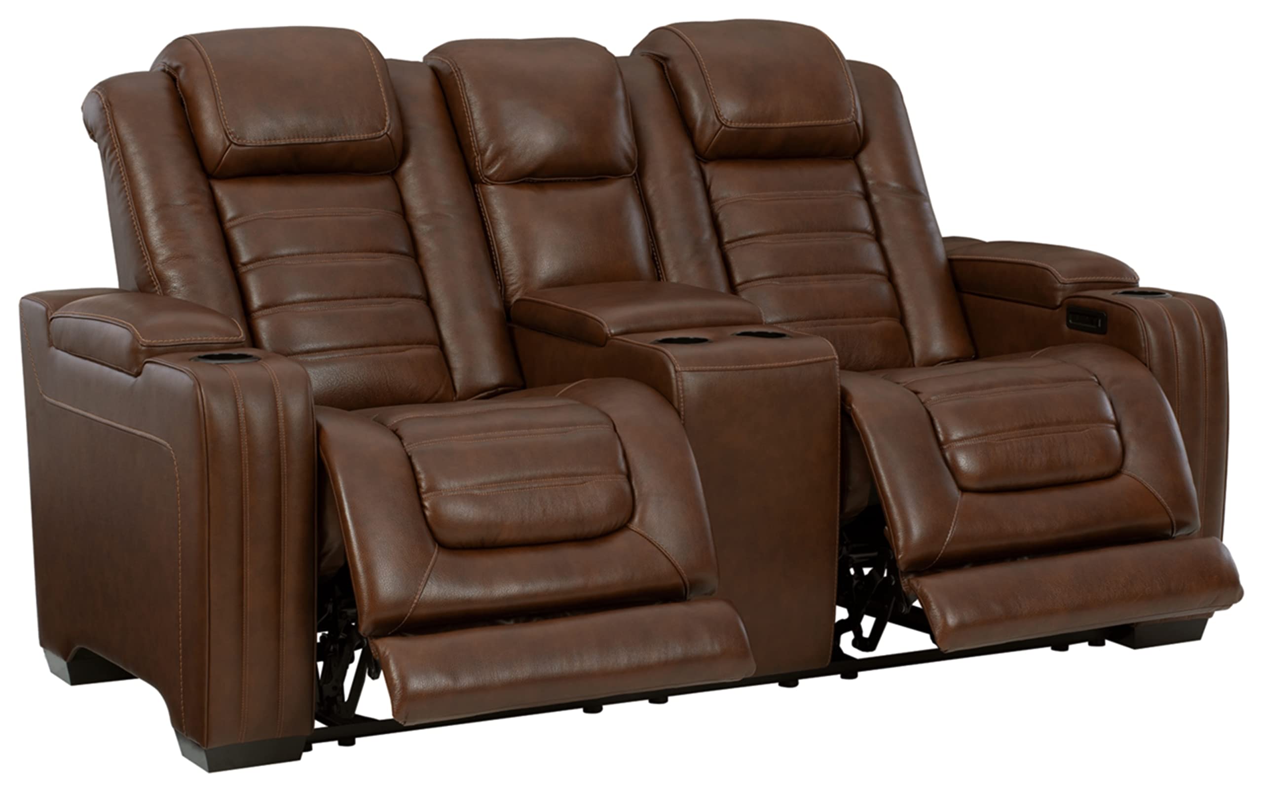 Signature Design by Ashley Backtrack Love Seats, Brown