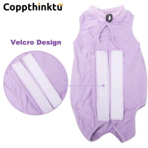 Coppthinktu Cat Professional Recovery Suit for Abdominal Wounds or Skin Diseases, Cat Surgery Recovery Suit, E-Collar Alternative, Soft Kitten Spay Recovery Suit Anti Licking Wounds