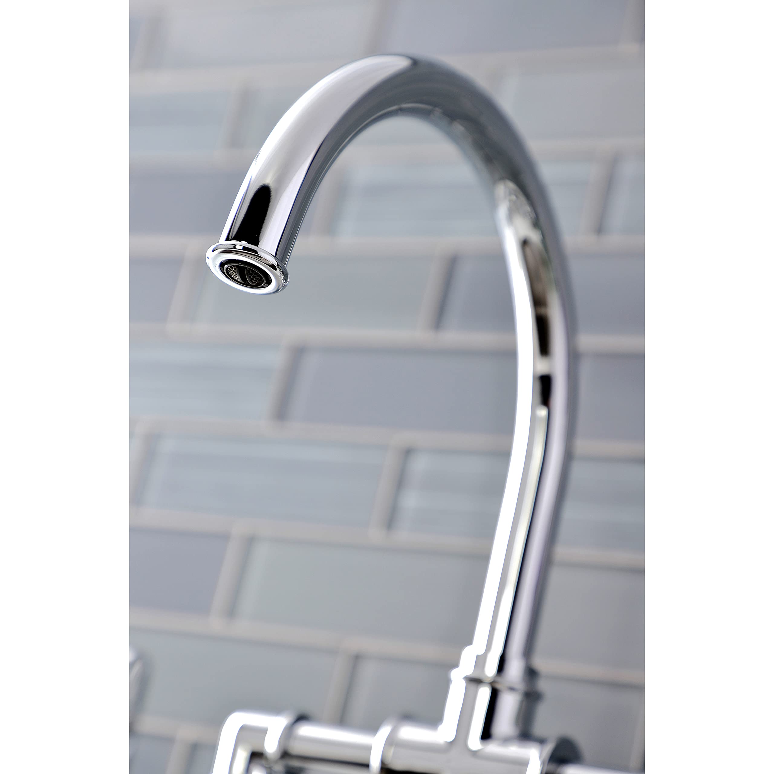 Kingston Brass KS2331RX Belknap Bridge Kitchen Faucet, Polished Chrome