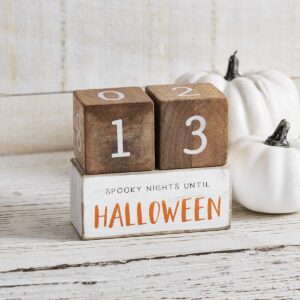 Mud Pie Multi Holiday Countdown Block Set, 3.5" x 4"