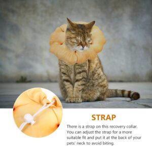 balacoo Soft Biscuit Design Adjustable Recovery Neck Collar for Pets, Pet Soft Collar with an Adjustable Strap