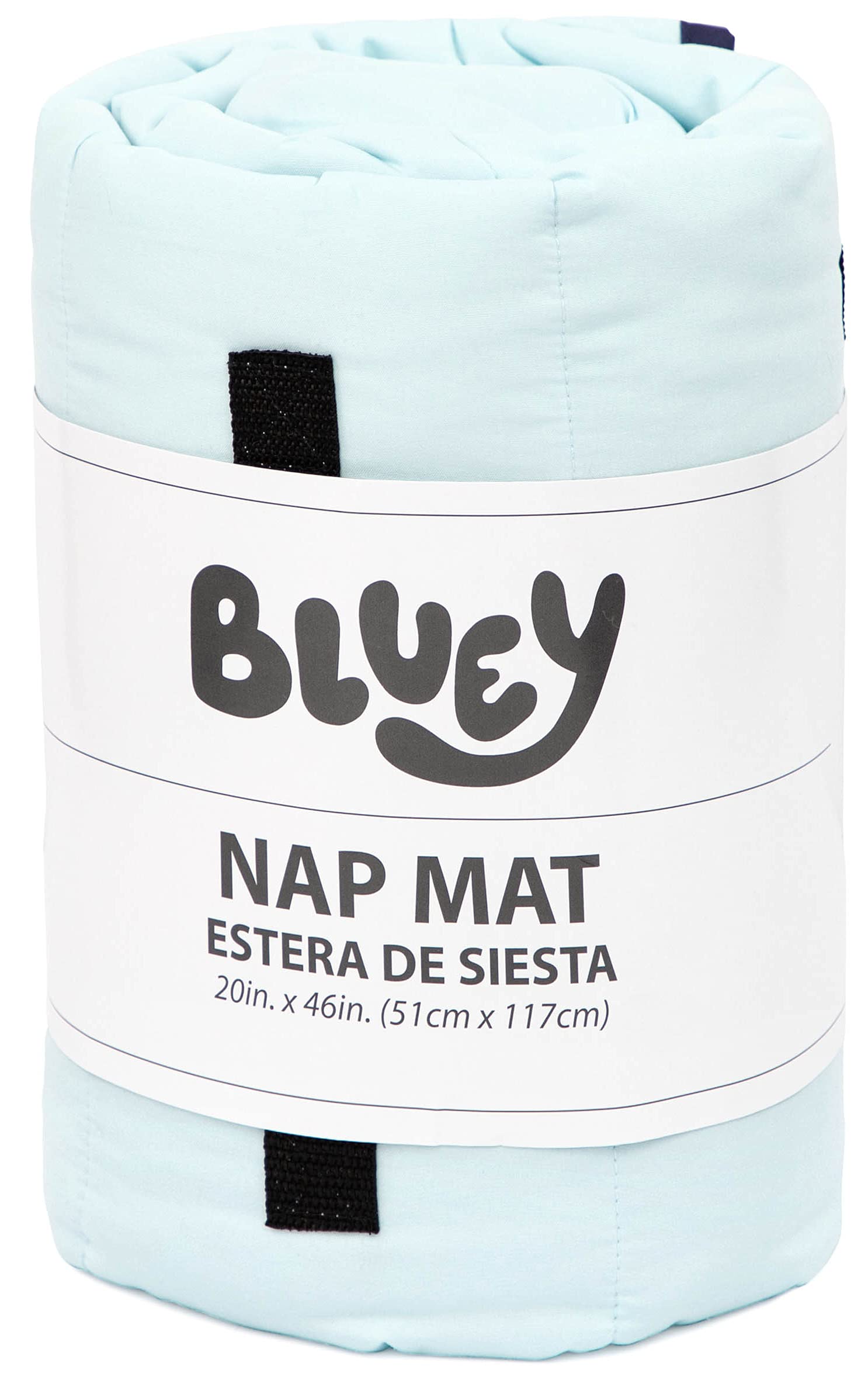 Jay Franco Bluey Sisters Nap Mat – Built-in Pillow and Blanket - Super Soft Microfiber Kids'/Toddler/Children's Bedding, Ages 3-7 (Official Bluey Product)