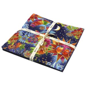 clothworks fabrics celestial magic laurel burch layer cake 42 ten inch squares