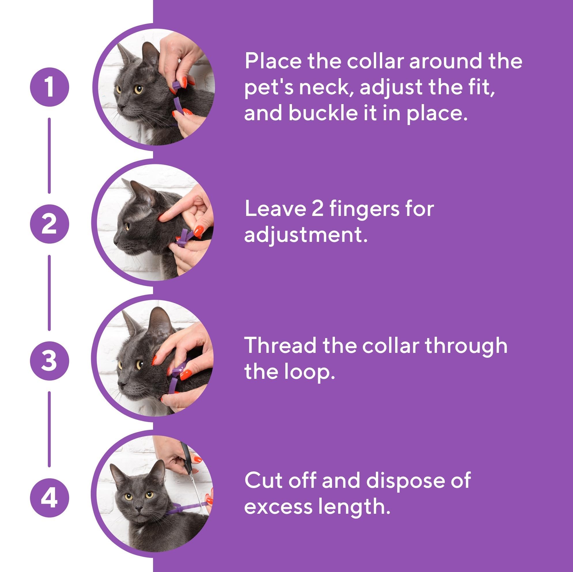 Cat Calming Collar & Pet Anti Anxiety Products - Feline Calm Pheromones Collars & Cats Stress Relief - Relaxivet Comfort Helps with Pee, New Zone, Aggression, Fighting with Dogs & Other Behavior