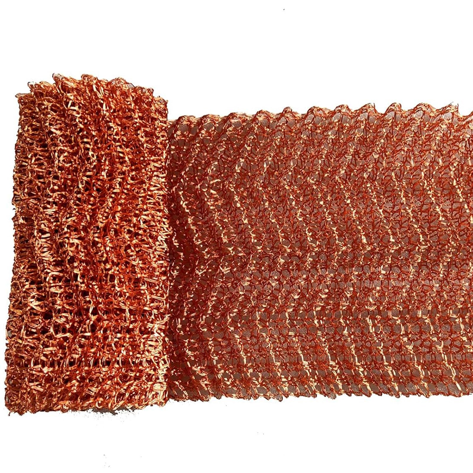 Copper Mesh, Mouse Blocker Mesh Copper Wool,Sturdy Pure Mesh Copper Stuff-fit Copper Wire Mesh for Gap Copper Blocker 4" x 40"