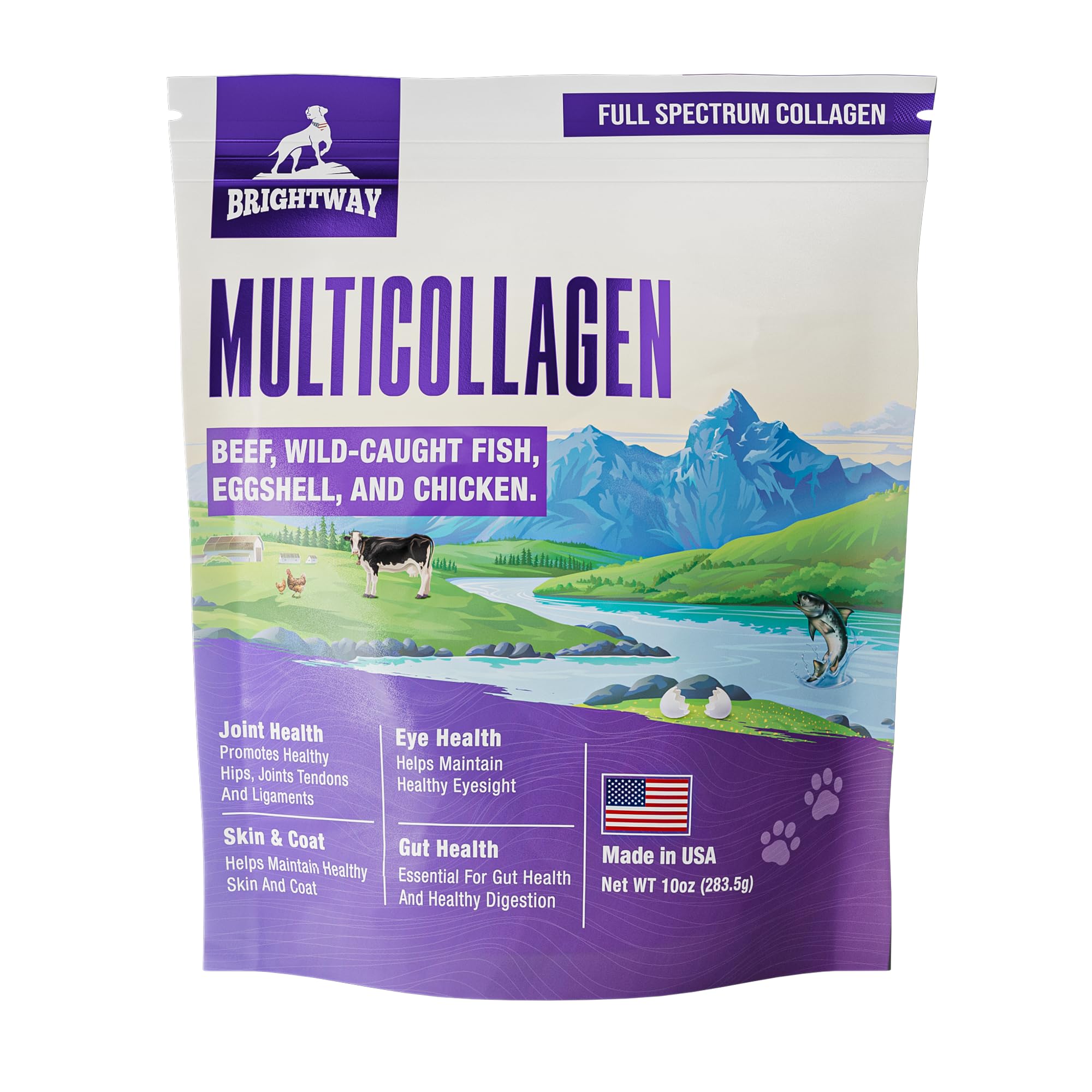 Multi-collagen Peptide Liquid Collagen For Dogs, Dog Collagen, Eggshell Powder Membrane For Dogs -Arthritis Support- Skin & Coat Health, Allergies,Dog Mobility Hip & Joint Pain Joint Supplement Relief