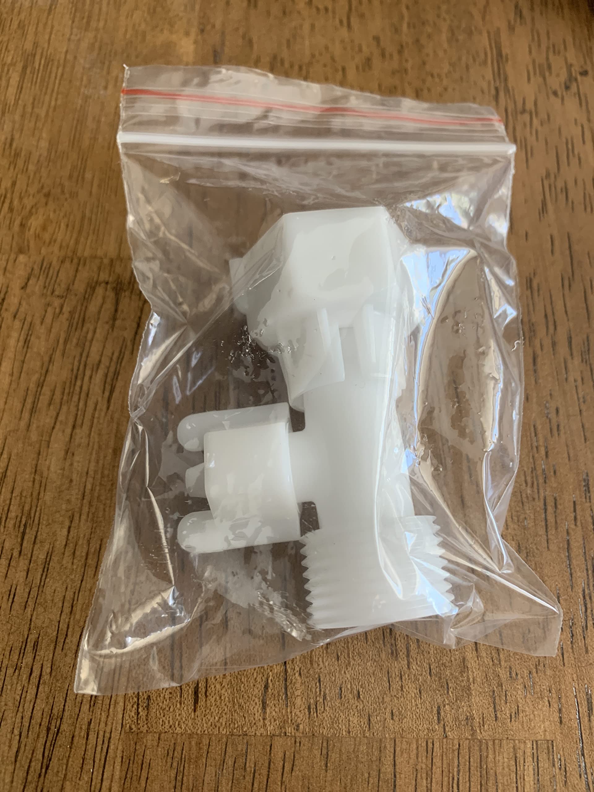 LeonKing Bidet US Plastic T adapter 7/8"(15/16"), 1/4" inch hose attachment side 3 way connector with rubber washer