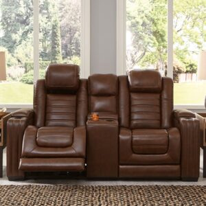 Signature Design by Ashley Backtrack Love Seats, Brown