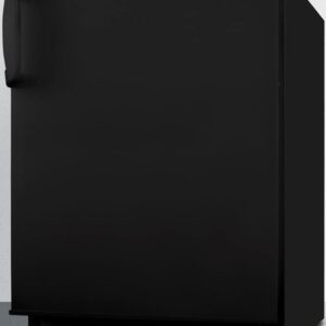 Summit Appliance ALFZ37B Built-in Undercounter ADA Compliant Residential All-Freezer in Black, Door Storage, Temperature Alarms, Open Door Alarm, Adjustable Thermostat and Manual Defrost