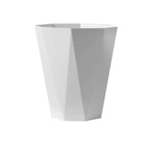 sleek & stylish polygon wastebasket, garbag