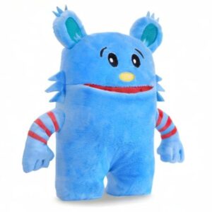 The Tooth Brigade Tooth Fairy Pillow | Fun and Interactive Stuffed Plush Toy with Large Pocket for Lost Teeth, Treasures, Prizes - Perfect for Kids, Boys, & Girls Gift (Blue Monster)