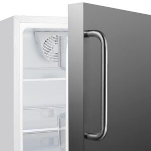 Summit Appliance ALR46WSSTB 20" Wide Built-In All-Refrigerator, ADA Compliant, 3.53 cu.ft Capacity, Adjustable Thermostat, Removable Door Racks, Automatic Defrost, Temperature & Open Door Alarms