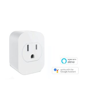 eco4life smart plug, wifi mini plug outlet, compatible with alexa and google home, voice control, app remote control anywhere, no hub needed, ul certified