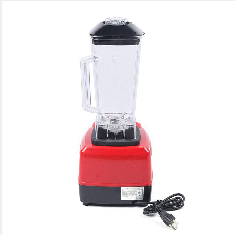 TFCFL Ultra-Powerful 2200W Smoothie Blender, Red, 2L