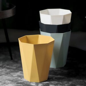 Sleek & Stylish Polygon Wastebasket, Garbag