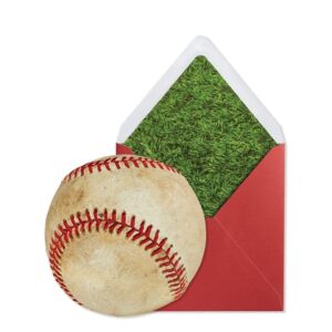 niquea.d, die cut baseball birthday card