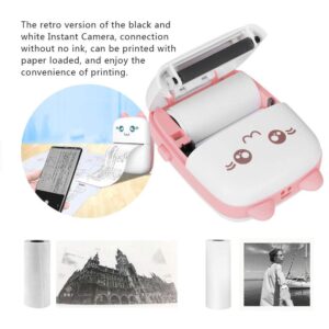 Wireless Mini Photo Printer, Support for Text Recognition, for Course Key Notes(Pink)