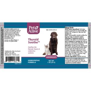 Native Remedies PetAlive Thyroid SootheTM Granules