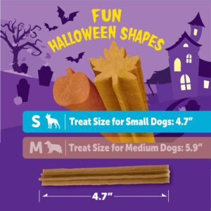 Whimzees by Wellness Halloween Natural Dental Chews for Dogs, Long Lasting Treats, Grain-Free, Freshens Breath, Small Breed, 12 Count