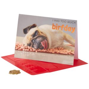 niquea.d, pug on rug birthday card