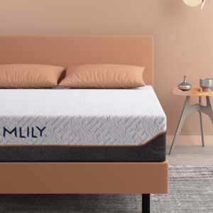 MLILY Fusion Supreme Twin XL Memory Foam Hybrid Mattress 11.5 Inch, Gel Cooling Mattress Bed in a Box Made in USA,CertiPUR-US Certified Mattress for Back Pain Relief 38"x80"x11.5"