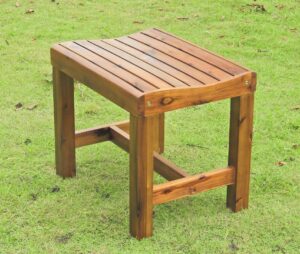 international caravan highland 22-inch acacia garden bench