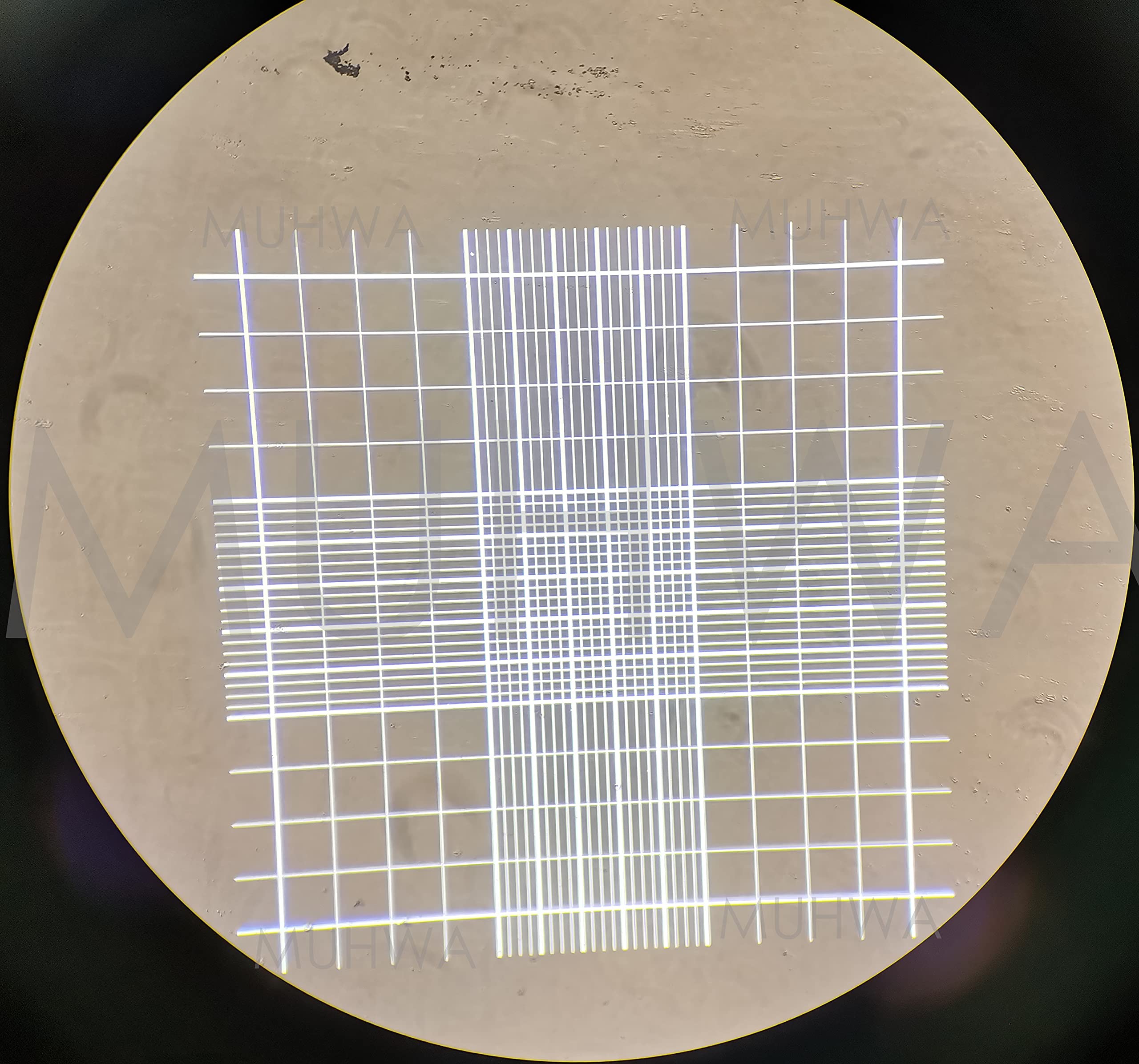 MUHWA Hemocytometer Neubauer Improved Blood Counting Chamber Cell Counting Chamber with Bright Line with 2 pcs Coverslips