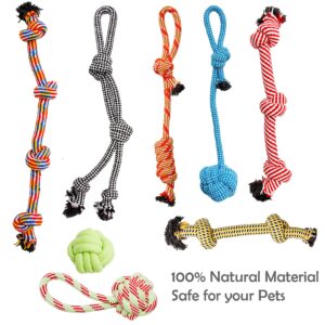 Youngever Dog Rope Toys, Puppy Chew Toys Dog Toys for Medium to Large Dogs (8 Pack)