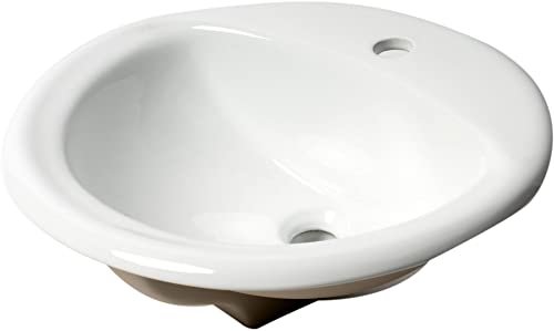 ALFI brand ABC802 Bathroom Sink, White