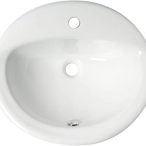 ALFI brand ABC802 Bathroom Sink, White