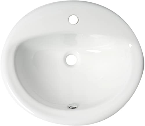 ALFI brand ABC802 Bathroom Sink, White