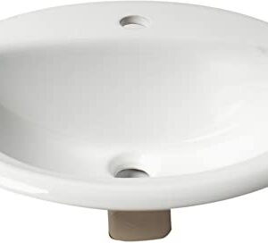 ALFI brand ABC802 Bathroom Sink, White