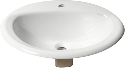 ALFI brand ABC802 Bathroom Sink, White