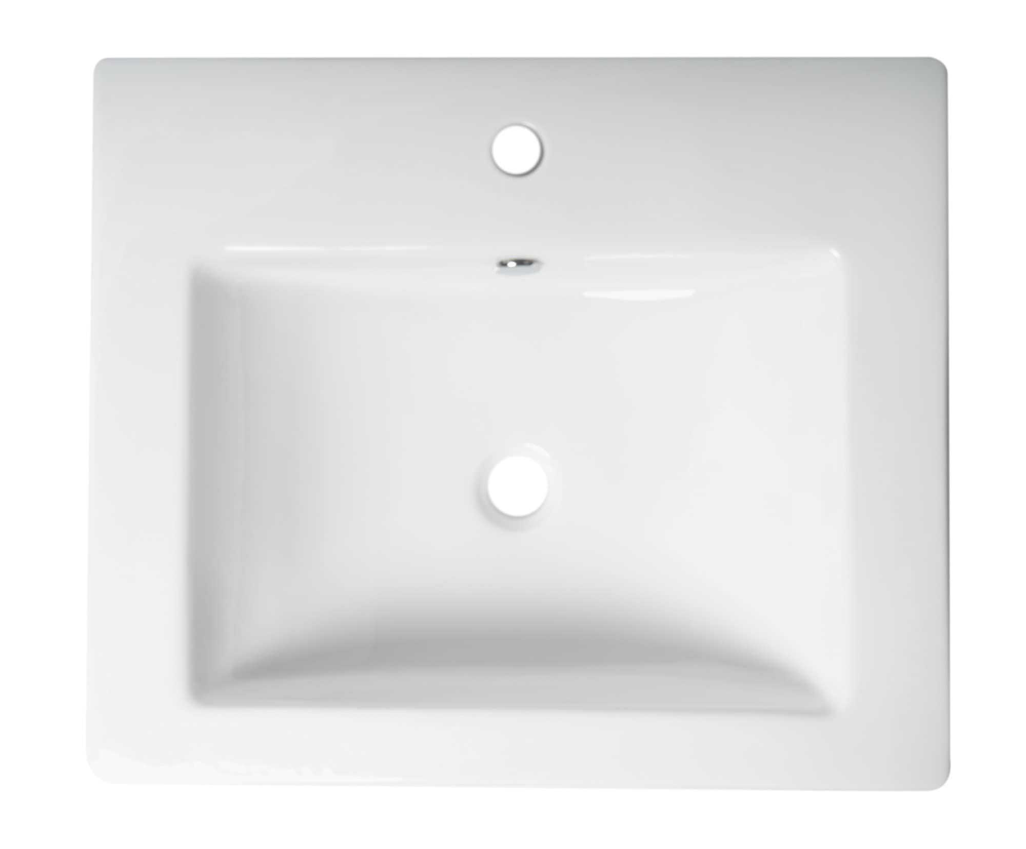 ALFI brand ABC701 Bathroom Sink, White