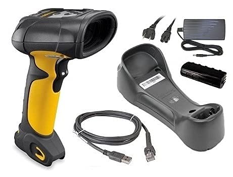 Zebra Symbol LS3578-ER, Wireless Bluetooth, Rugged, Extended Range Laser Barcode Scanner, USB Kit, Includes Cradle, Powered USB Cable, Power Supply, Line Cord, LS3578-ERBU0100UR (Renewed)