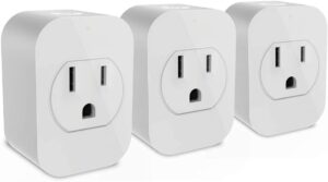 eco4life smart outlet, mini wifi plug, work with alexa, google home, no hub needed, app remote control, set timer, ul certified (3 pack)