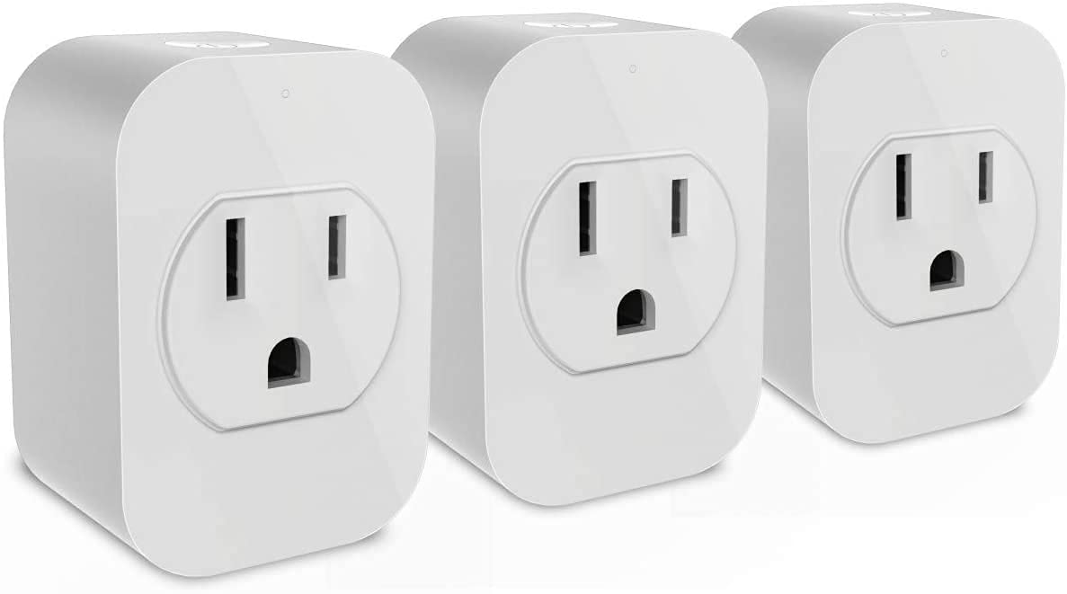 eco4life Smart Outlet, Mini WiFi Plug, Work with Alexa, Google Home, No Hub Needed, App Remote Control, Set Timer, UL Certified (3 Pack)