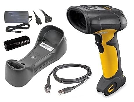 Zebra Symbol LS3578-ER, Wireless Bluetooth, Rugged, Extended Range Laser Barcode Scanner, USB Kit, Includes Cradle, Powered USB Cable, Power Supply, Line Cord, LS3578-ERBU0100UR (Renewed)