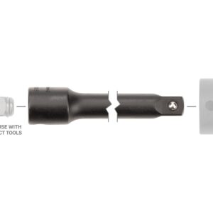 TEKTON 3/8 Inch Drive x 6 Inch Impact Extension | SIA11106