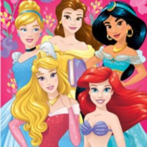 Disney Princess Ariel Mermaid Rapunzel Throw Silk Touch Blanket 40" x 50"