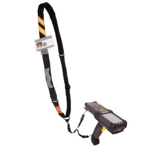 Ergodyne Squids 3137 Barcode Scanner Padded Harness, Sling Style, Tethering Lanyard for Bar Code Scanners , Black