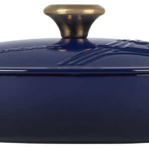 Le Creuset Eiffel Tower Collection Enameled Cast Iron Signature Braiser with Lid, 3.5 qt., Indigo