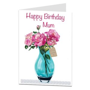 limalima happy birthday mum card