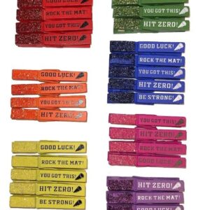 Spirit Clips Cheer Pins Cheerleading Clips Competition Pins (Pack of 30) Clothespins