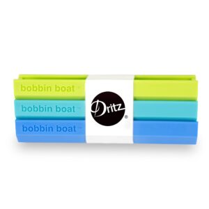 dritz boat-3 pack, holds class 15 or 66 bobbins (3-pack), multicolor